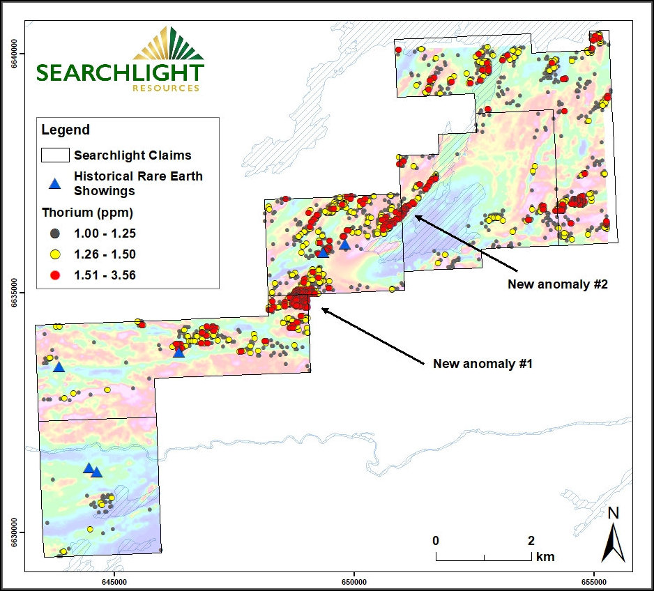 Searchlight Resources Completes Airborne Radiometric Survey of the Bear ...